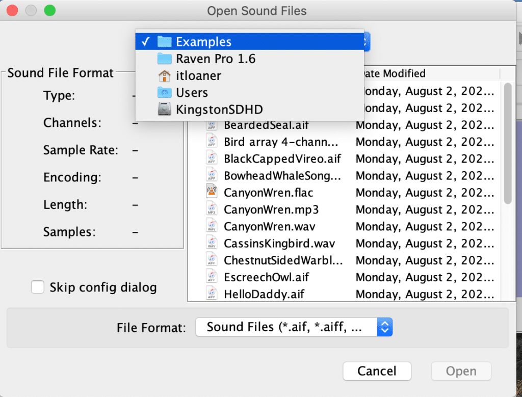 Can’t Open Sound on External Drive (Mac) – Cornell Lab of Ornithology ...