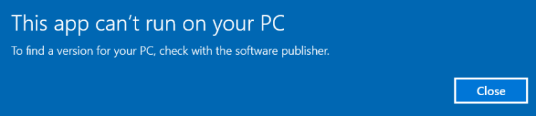 “This app can’t run on your PC” – Cornell Lab of Ornithology – Cornell ...