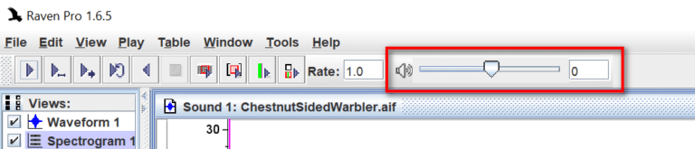 Playback Volume Control – Cornell Lab of Ornithology – Cornell University